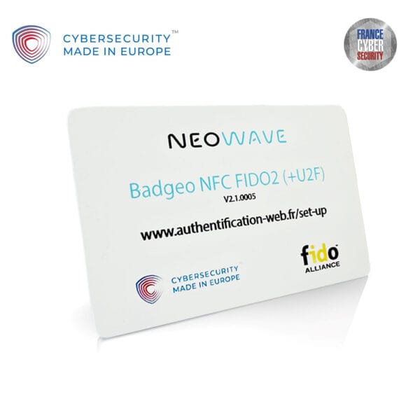 Badgeo NFC FIDO2 - Authentification web